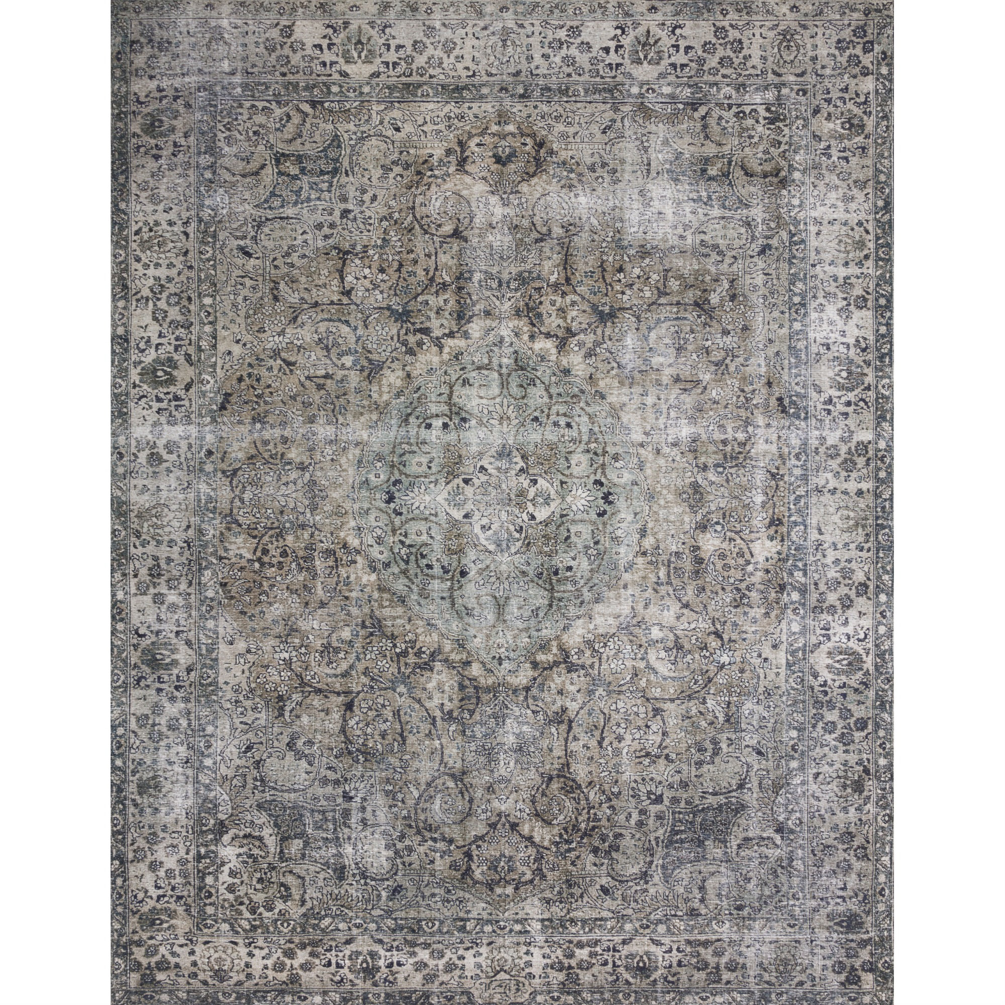World Menagerie Filipe Oriental Ash/Taupe/Stone Area Rug & Reviews ...