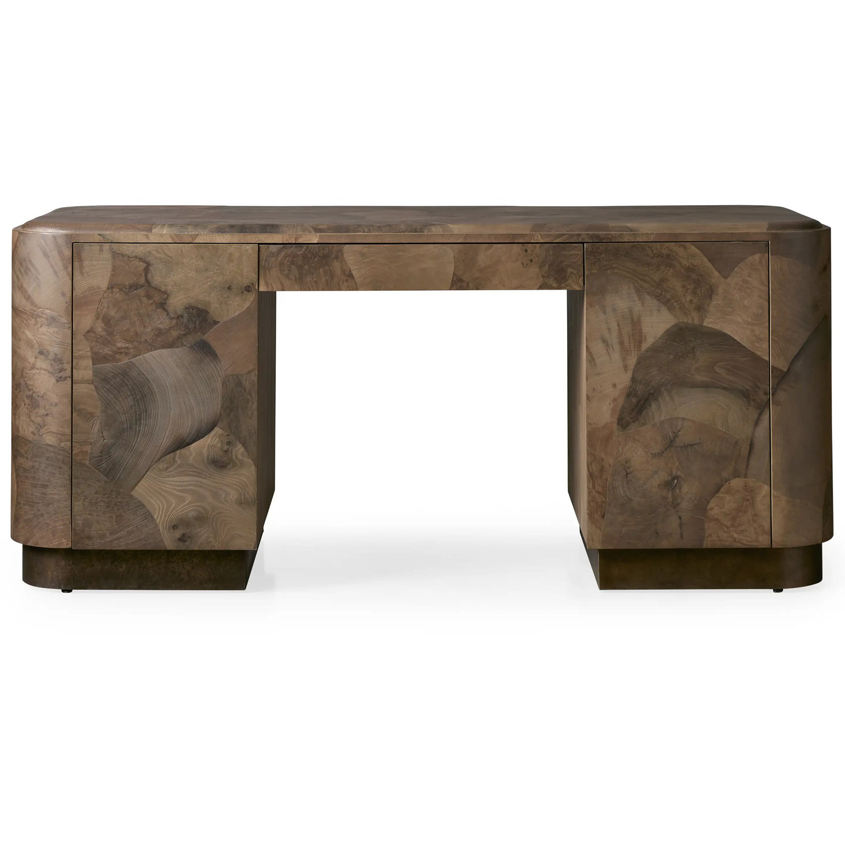 TELA Rustic Style Hand-applied Finishes Executive Desk - Wayfair Canada