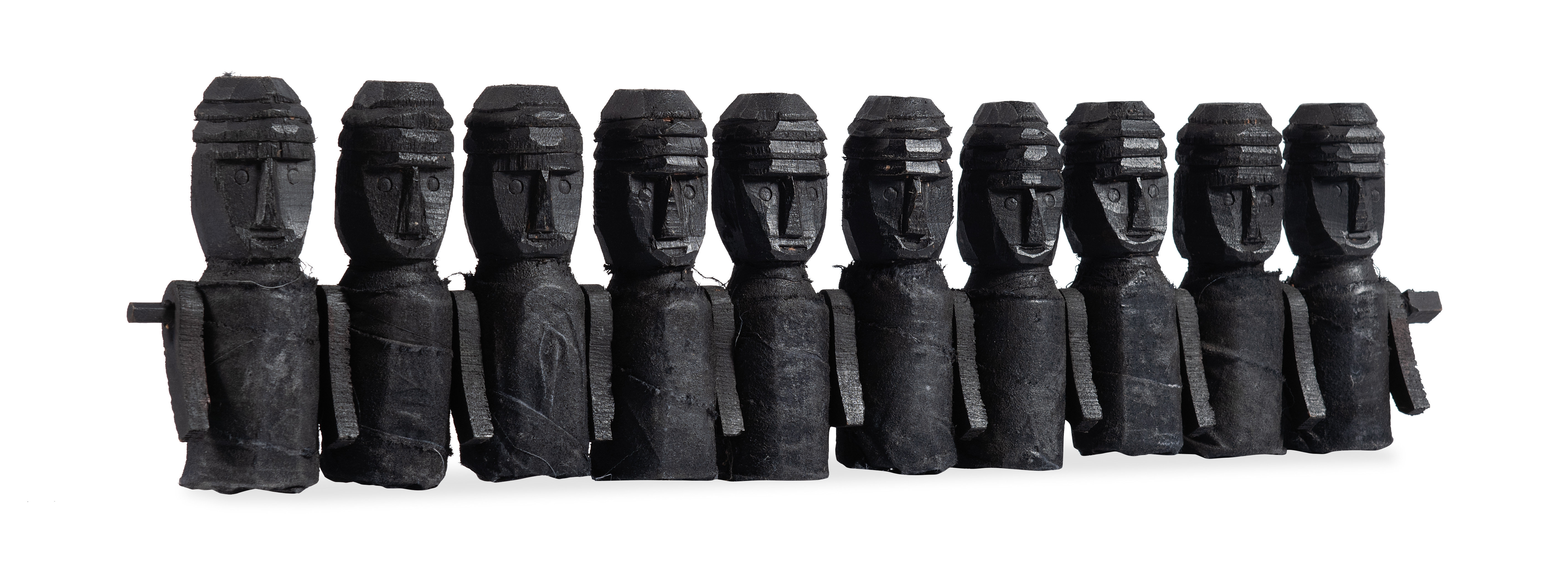 Bobo Intriguing Objects Set Of 10 Pieces Wooden Puppets Décor | Wayfair