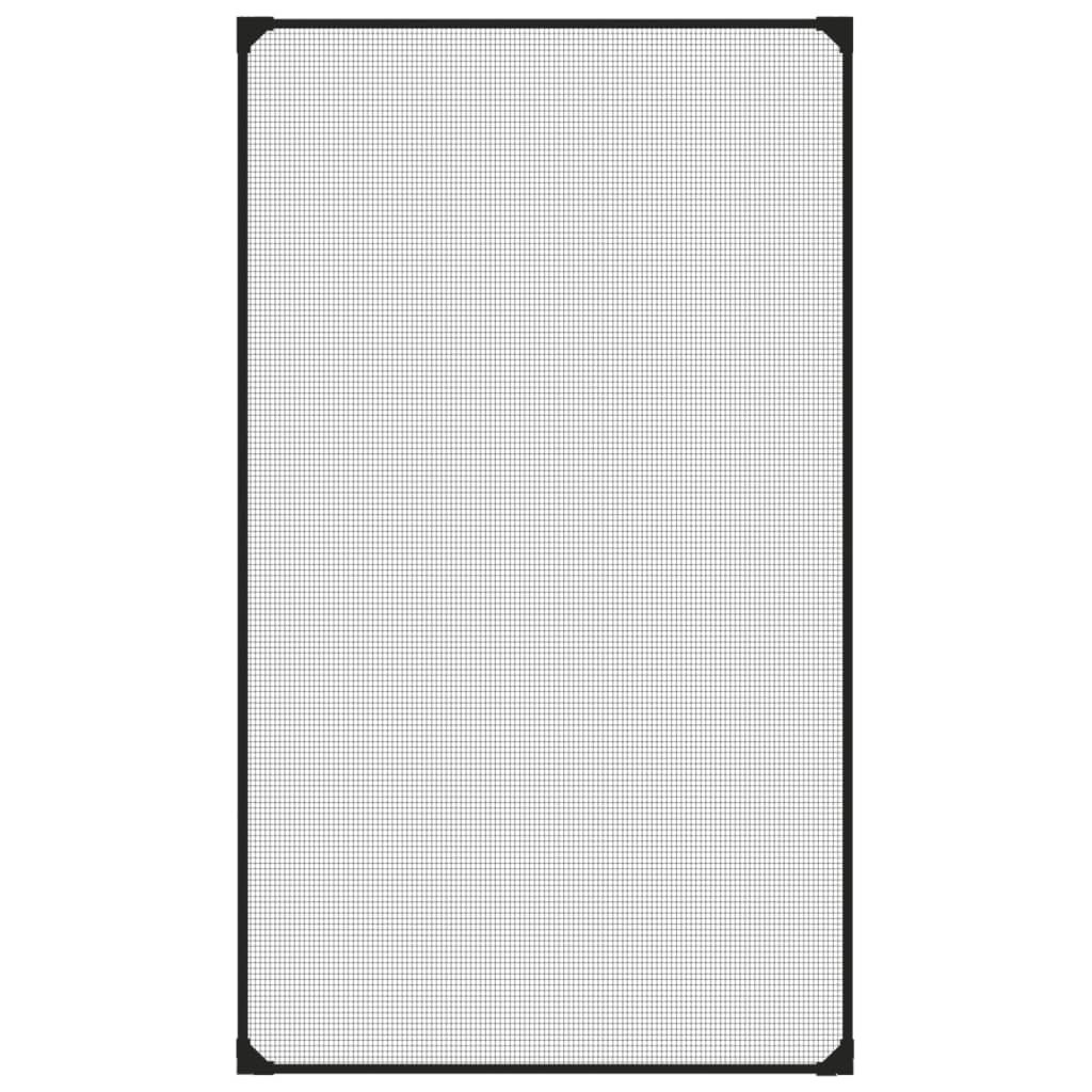 Vidaxl Insect Screen Anthracite, Black Fibreglass, Polyethylene ...