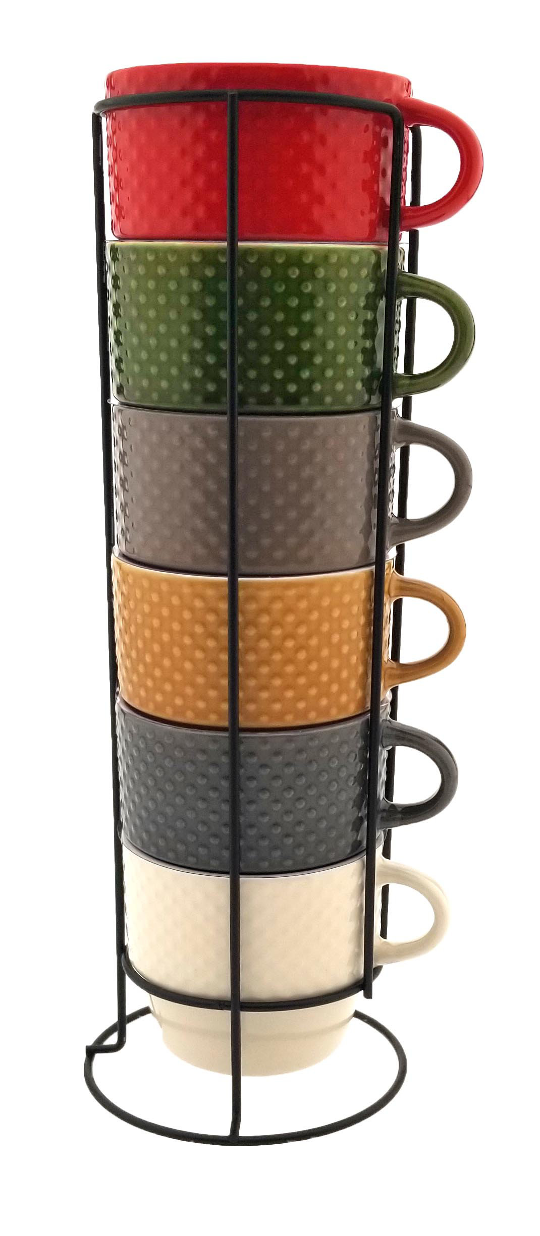 Latitude Run® 6 Piece Coffee Mug Set With Stand & Reviews | Wayfair