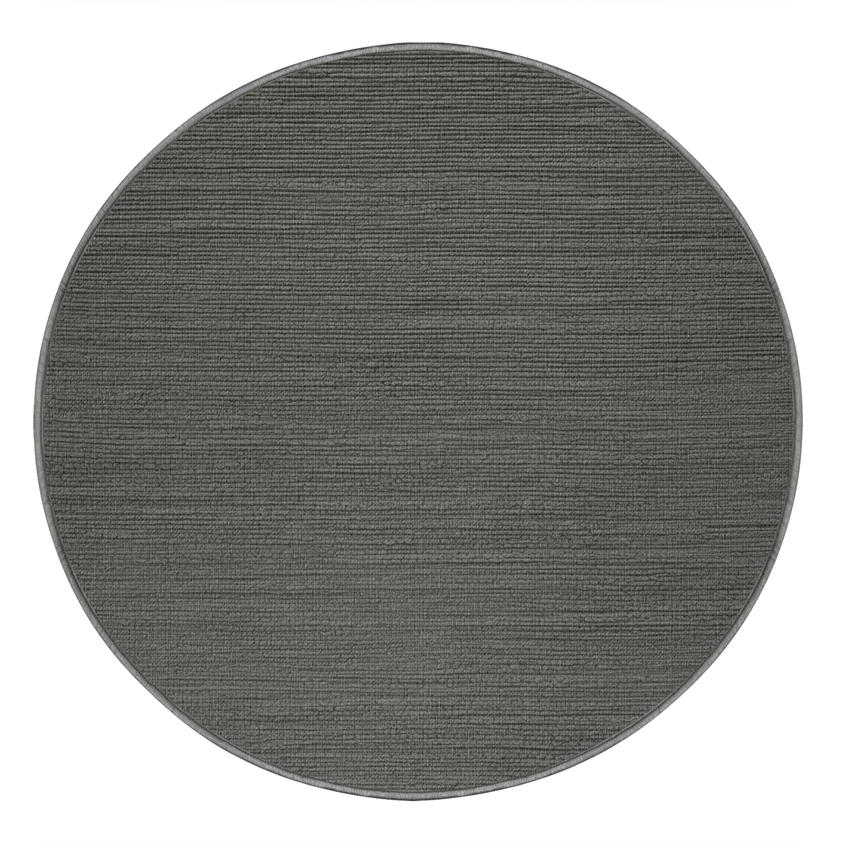 Hokku Designs Machine Washable Solid Gray Area Rug | Wayfair