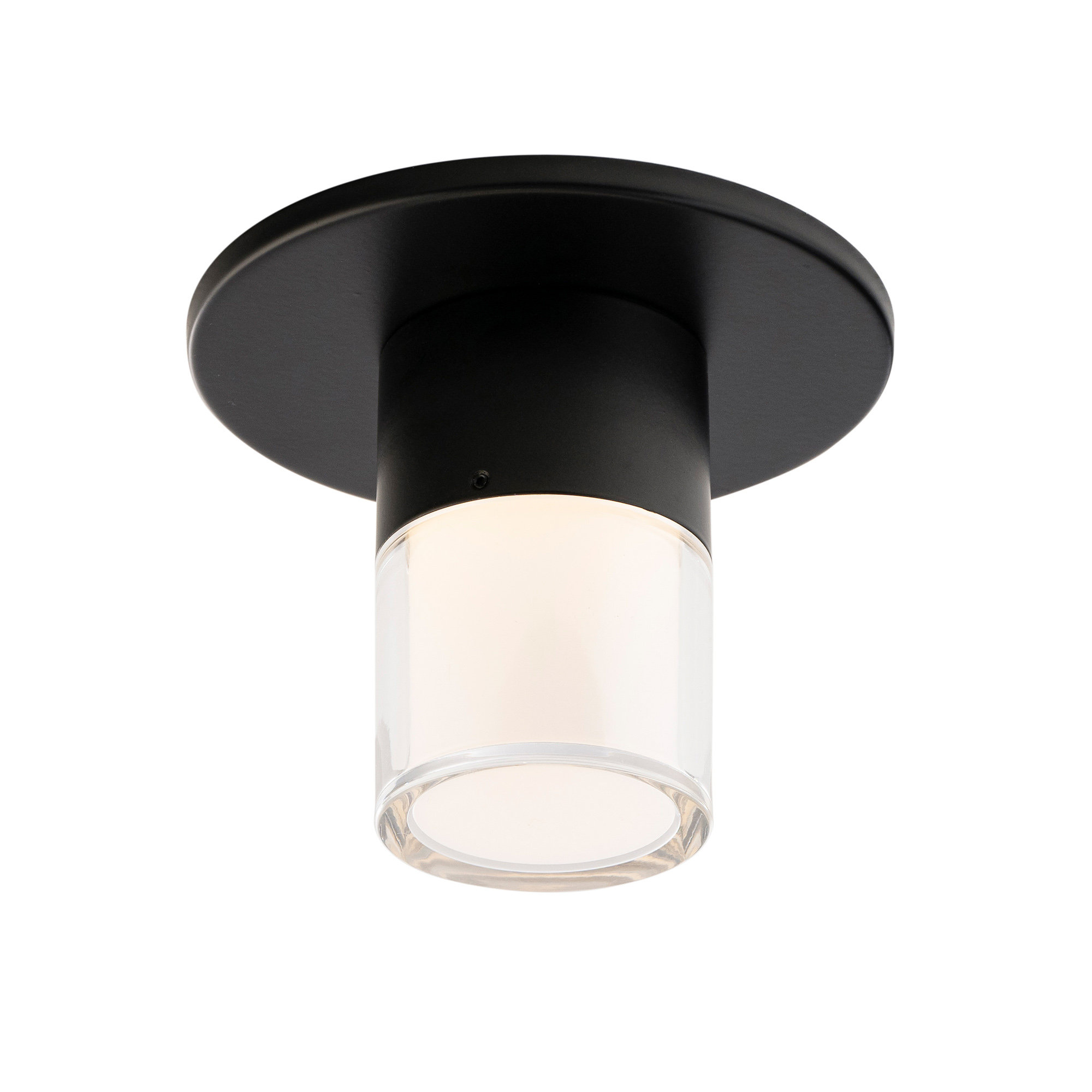 WAC Limited Twist-N-Lite Dimmable LED Mini Cylinder Flush Mount Light ...