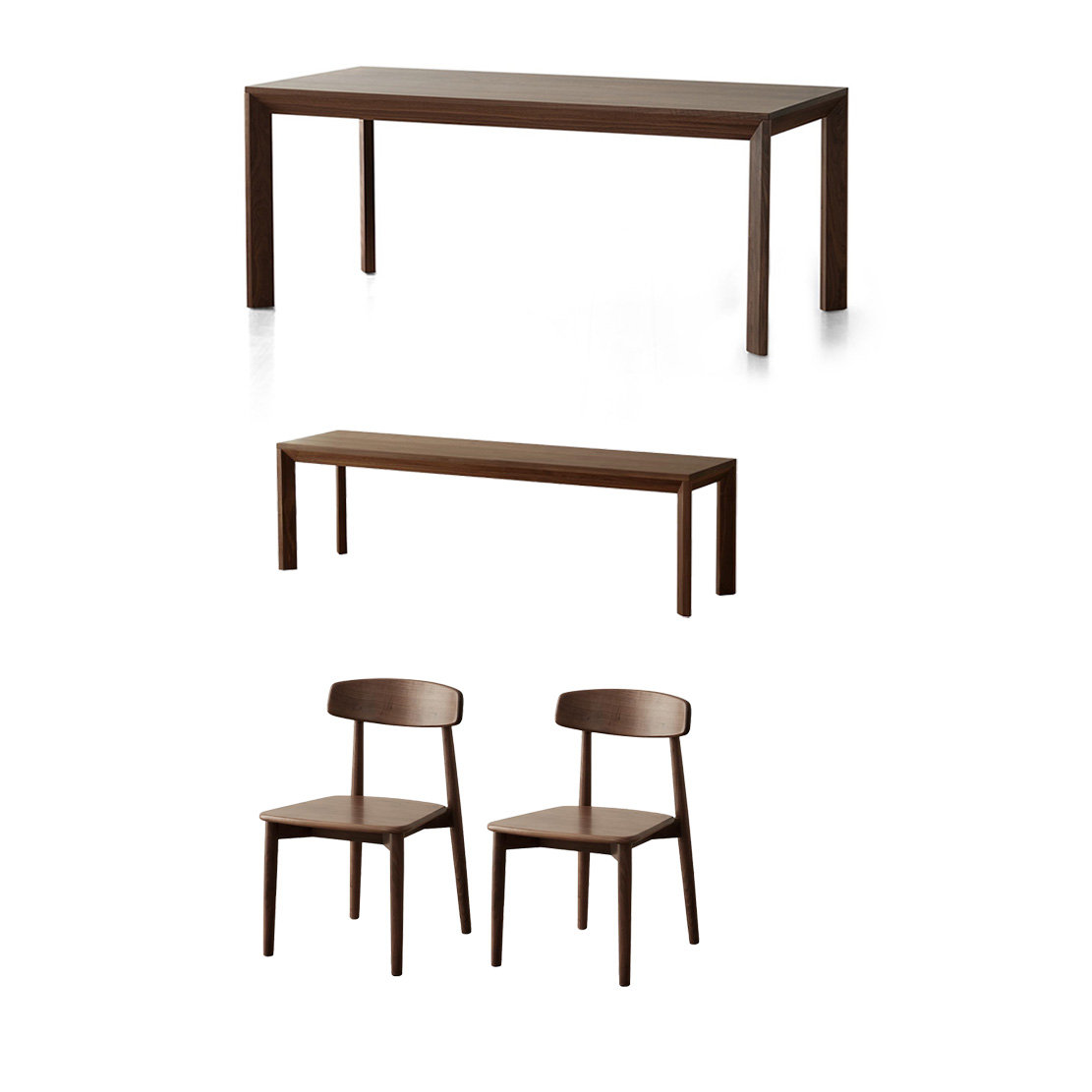 Waagy Simple and comfortable solid wood dining table set | Wayfair