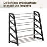 Rebrilliant 5-Layer Inclined Shoe Rack Can Hold 15 Pairs Of Shoes 65 Cm ...