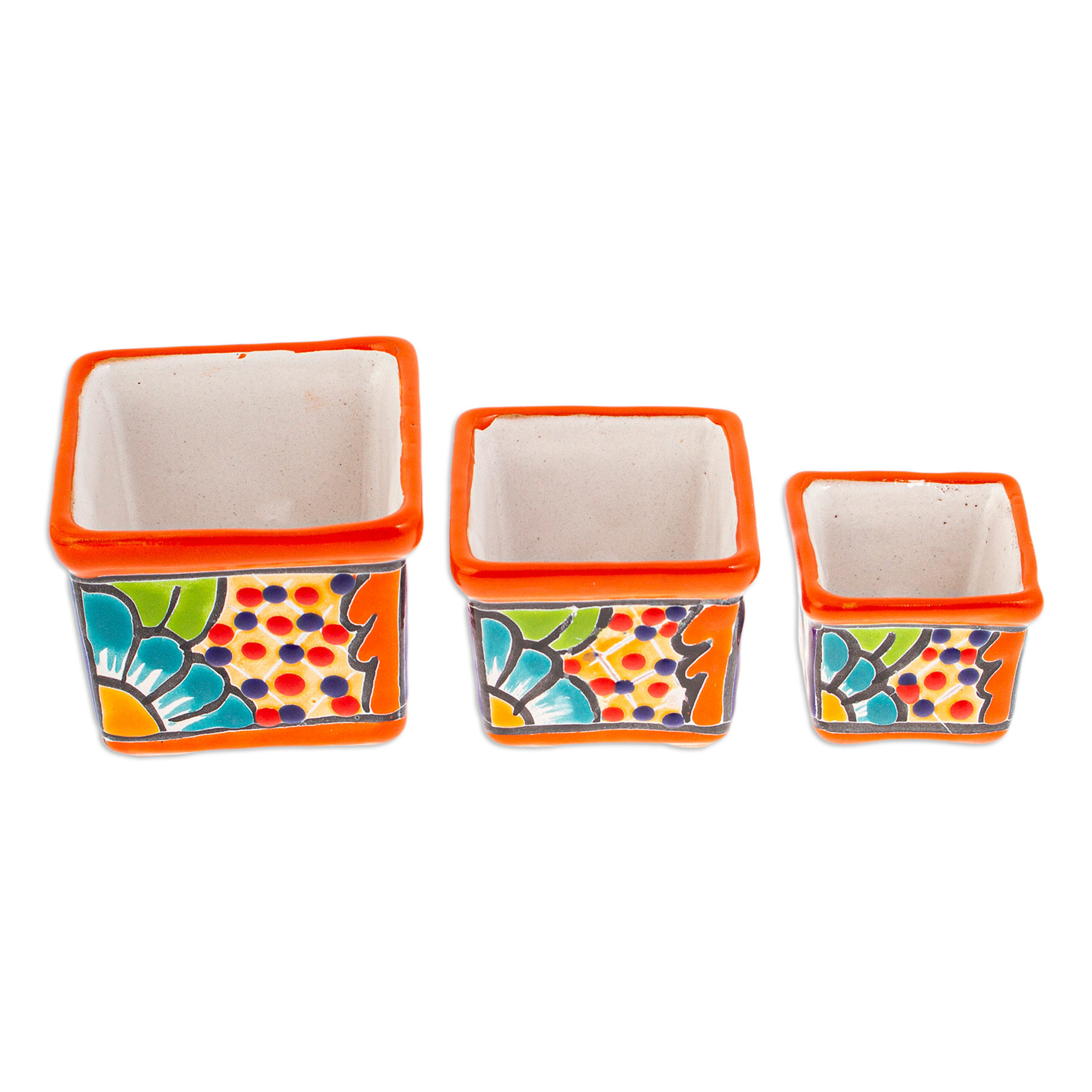 Winston Porter Rolina 3 - Piece Ceramic Pot Planter Set | Wayfair