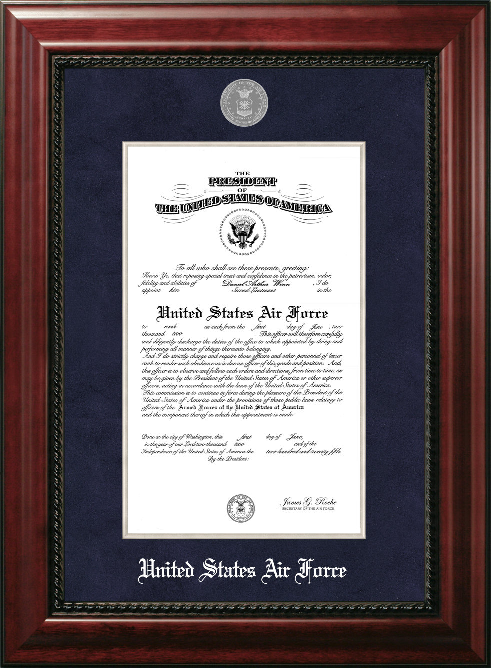 Patriot Frames Air Force Certificate Executive Picture Frame | Wayfair