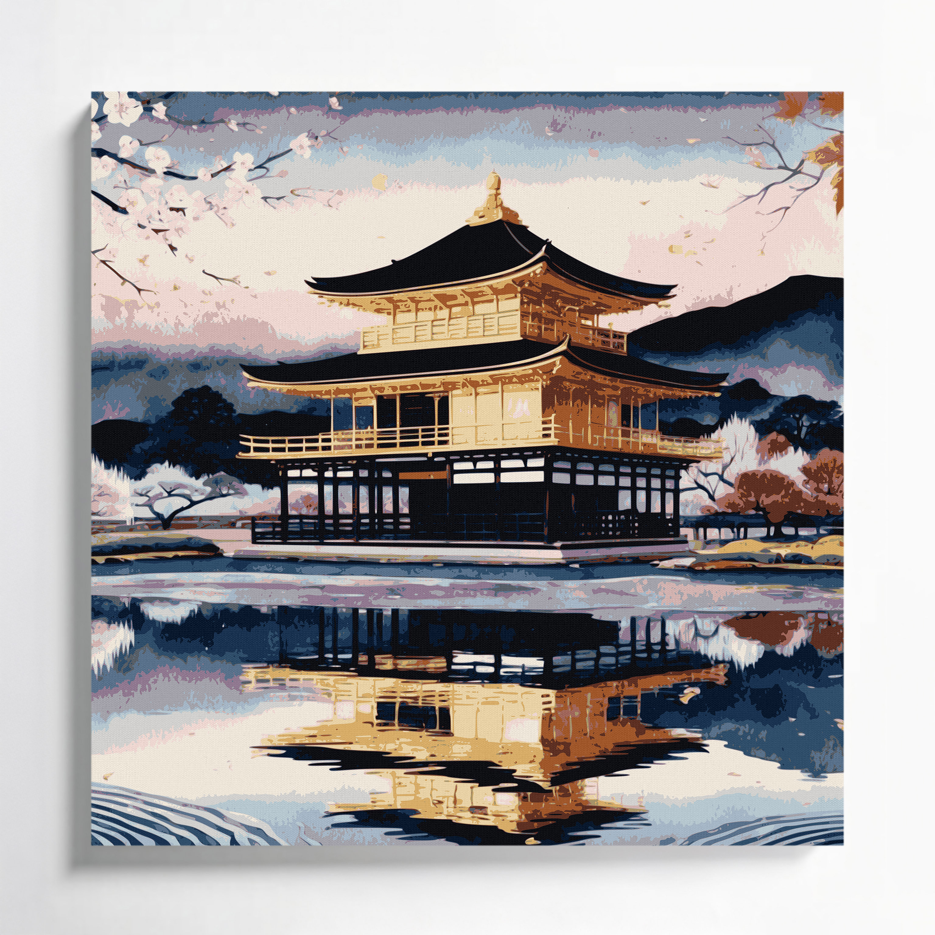 Latitude Run® Cities Kyoto Japan Gray Canvas Wall Art | Wayfair