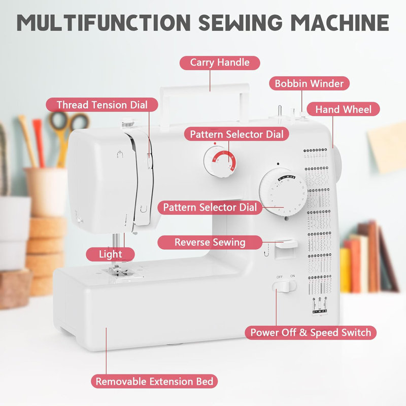 Advwin 59 Built-in Stitches Sewing Machine | Wayfair