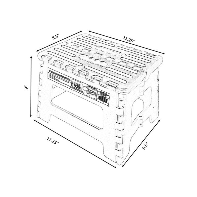 WFX Utility™ 1 - Step Plastic Step Stool | Wayfair