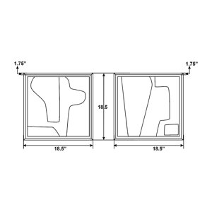 Indigo Road by Egypt Sherrod Abstract Ecomix and Mango Wood Wall Art ...