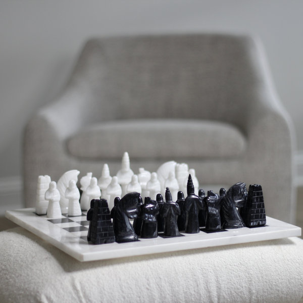 Marble Cultures Japanese Marble Chess Set | Unique Marble Chess Set ...