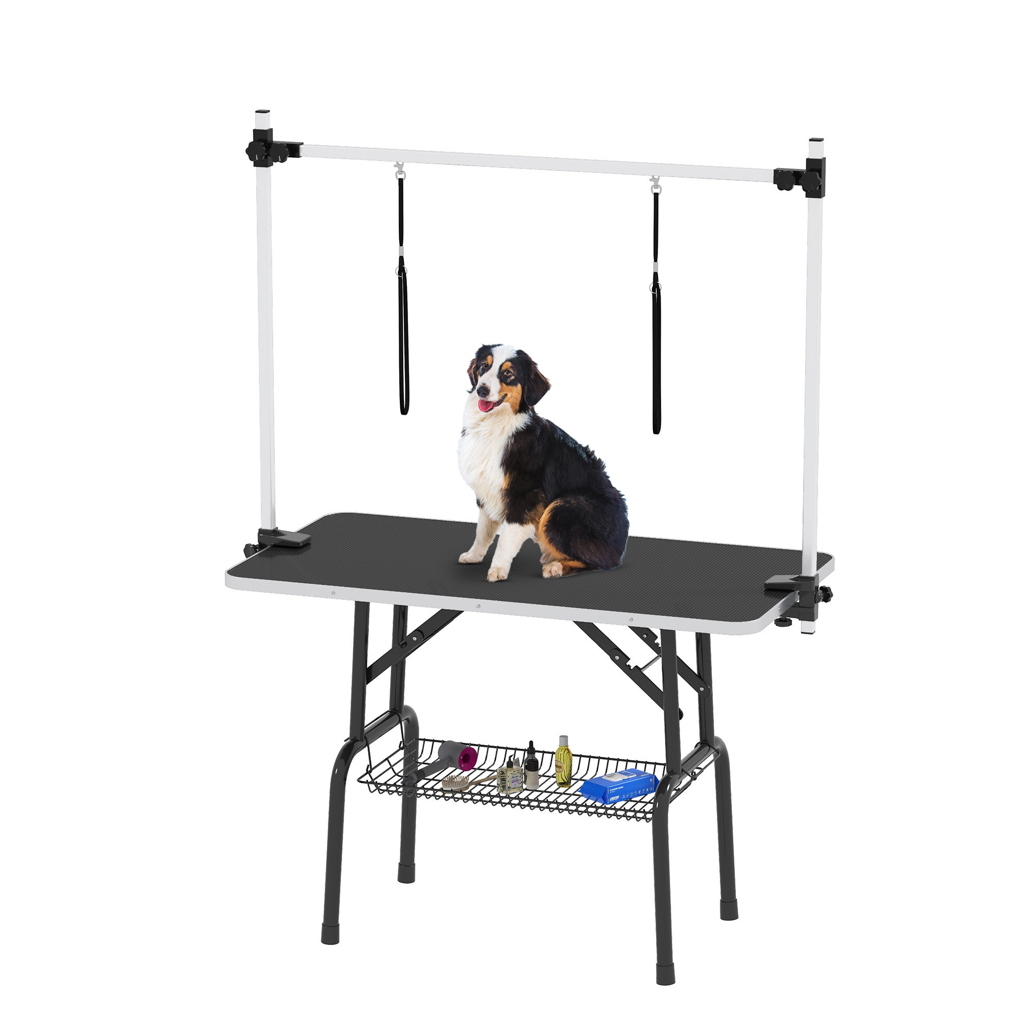 Edrosie Inc Dog Grooming Stainless Steel Table Foldable Pet Bathing ...