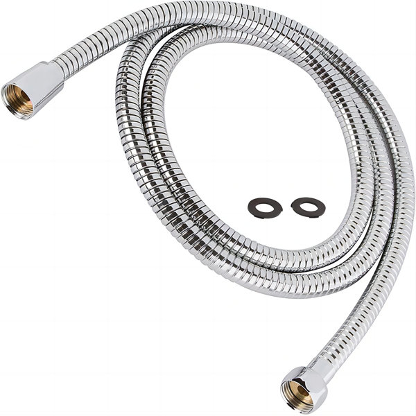 KISRAIS Shower Hose Chrome Handheld Shower Head Hose Replacement | Wayfair