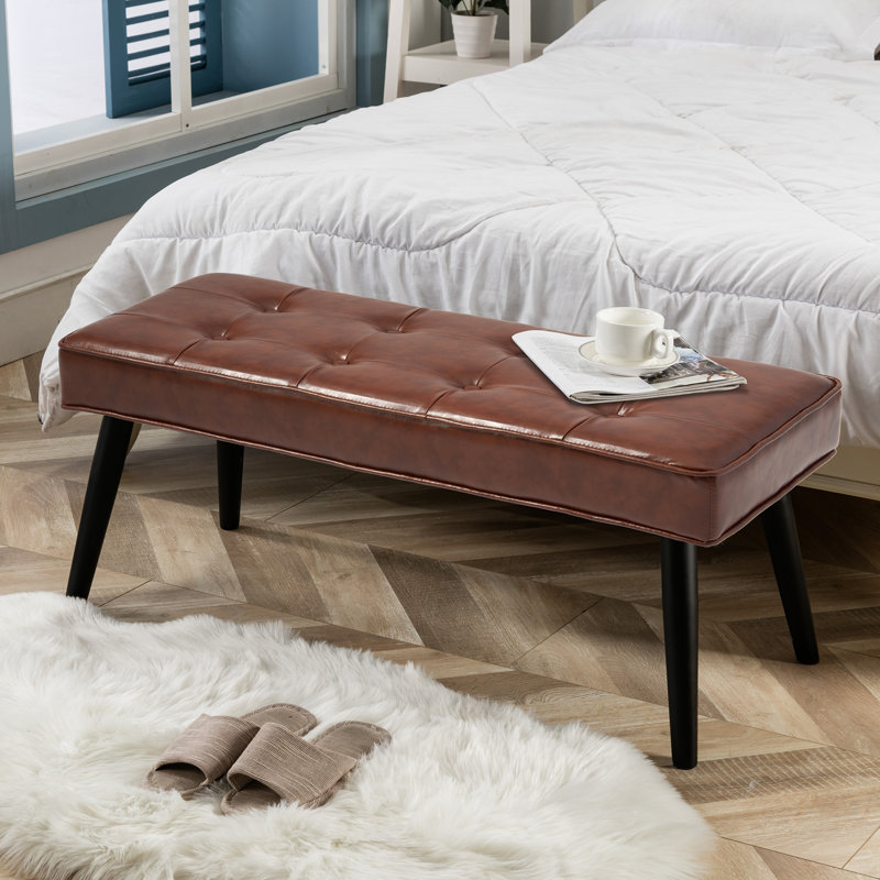 George Oliver Evalene Upholstered Bench | Wayfair