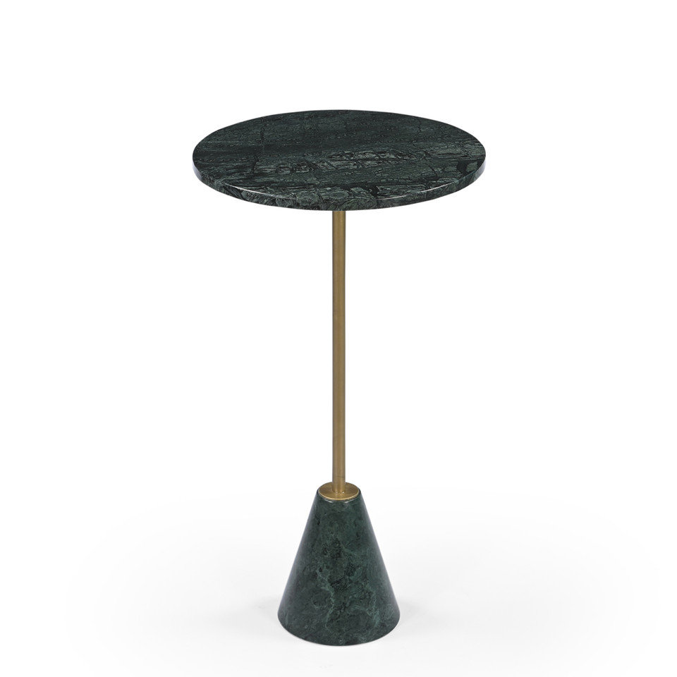 Mercer41 Eurasian green marble end table | Wayfair