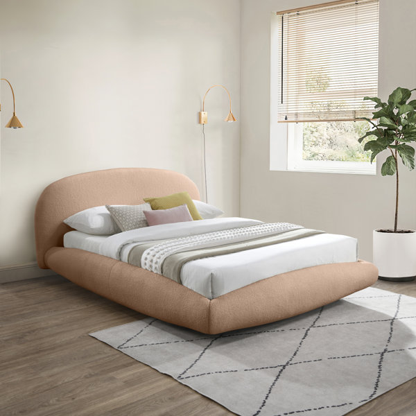 Meridian Furniture USA Genesis Teddy Fabric King Bed | Wayfair