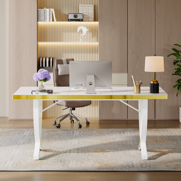 Mercer41 63" Modern Executive Desk | Wayfair