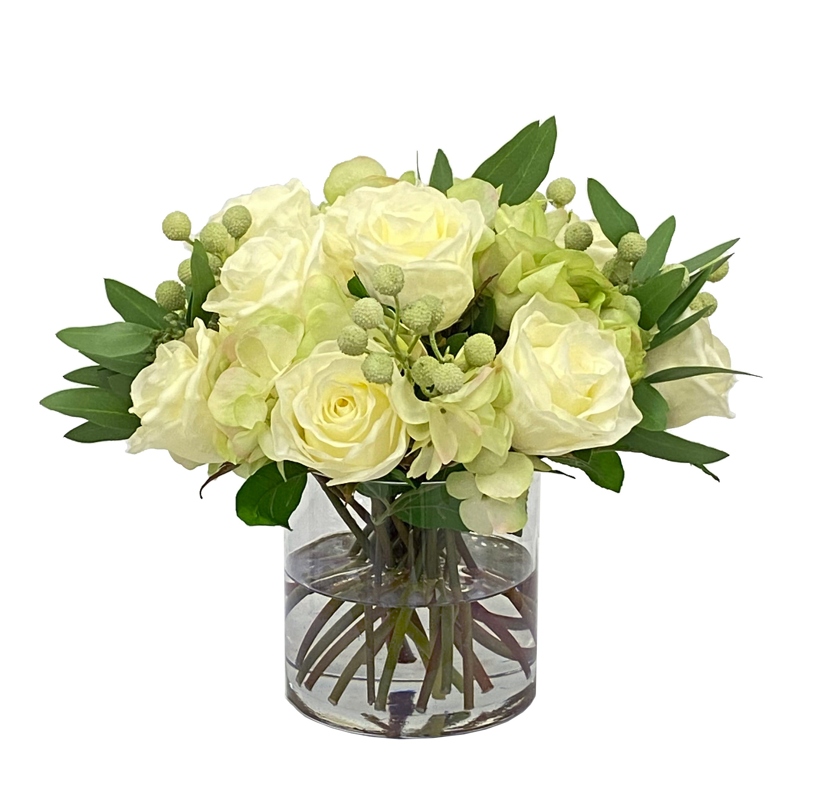 Winward Home Roses in Vase | Perigold