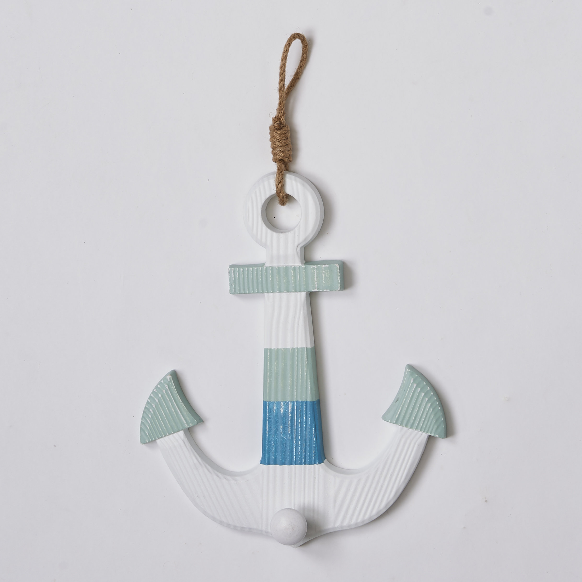 Breakwater Bay 21" Hanging Nautical Anchor Wall Decor Coastal Beach ...