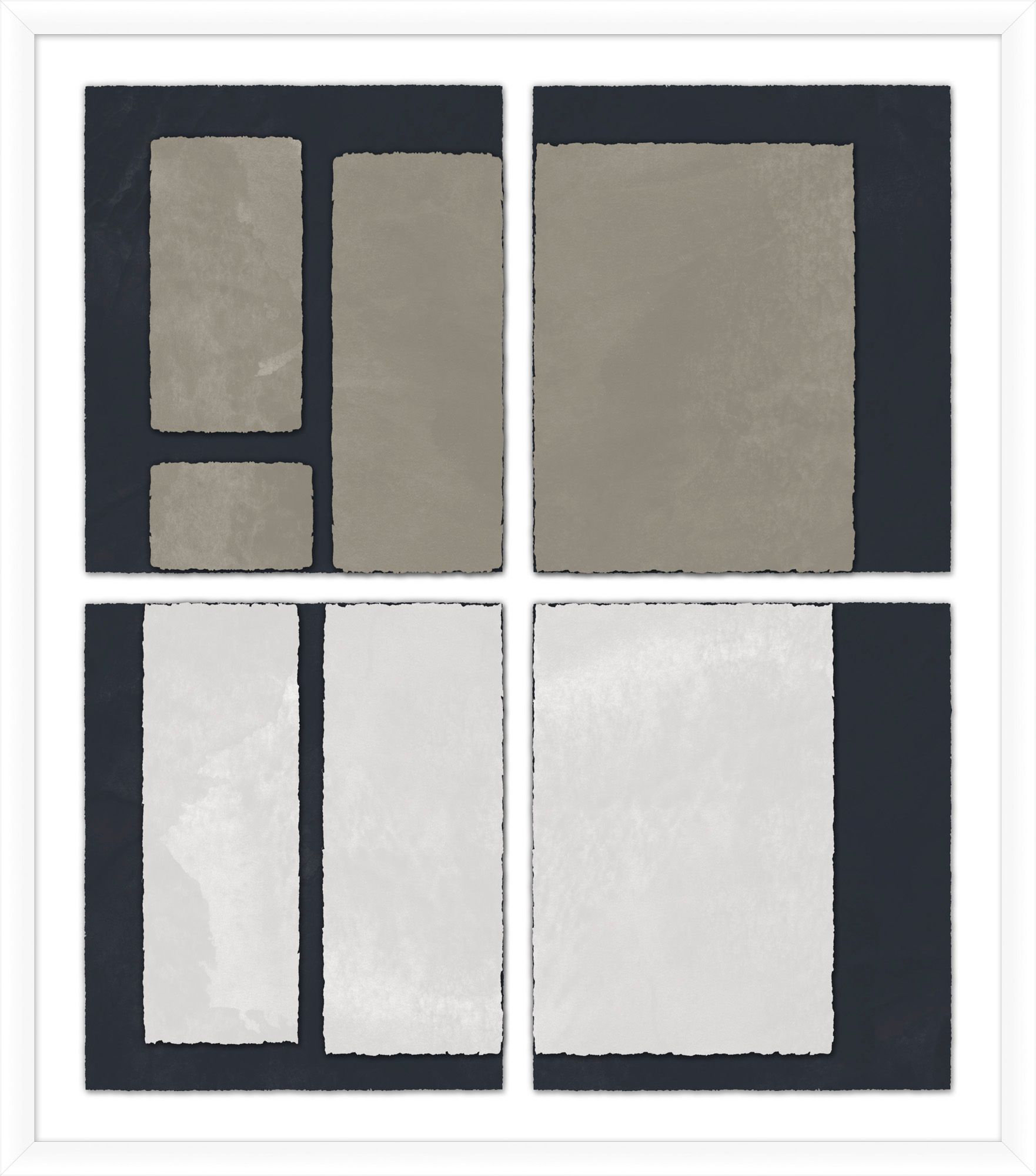 Wendover Art Group Neutral Symmetry 2 by Lillian August - Shadow Box ...