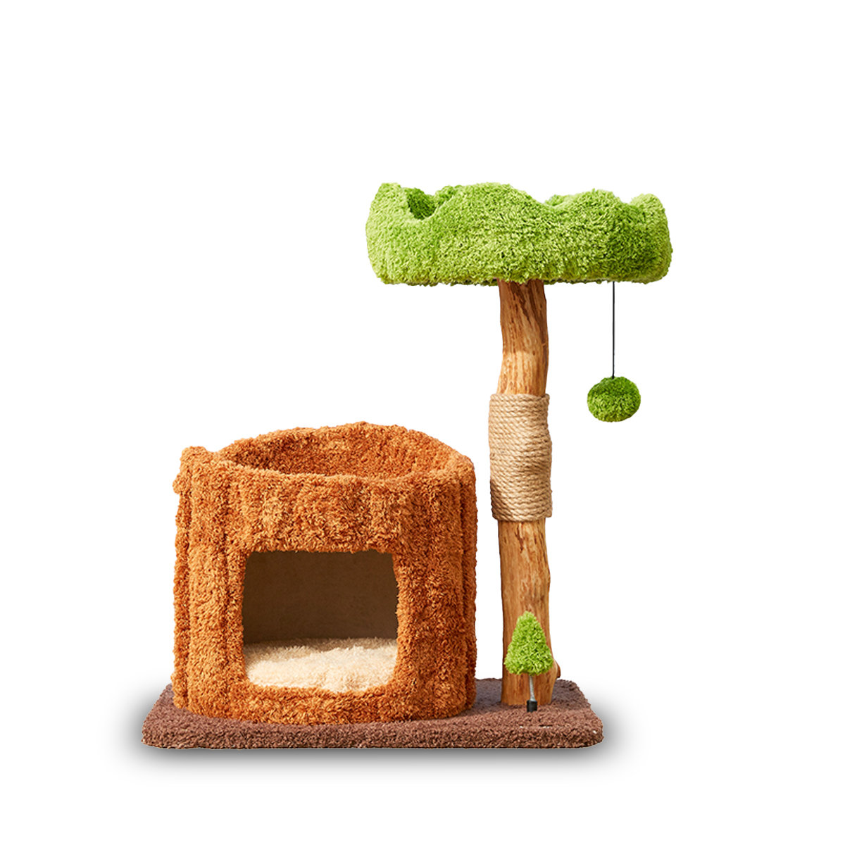SHANGYICHUANGXIN 1 Tiers Cat Tree with Condons,Perch,Scratching Posts ...