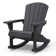 Highland Dunes Keter Adirondack RocKing Chair Troy Graphite | Wayfair.co.uk