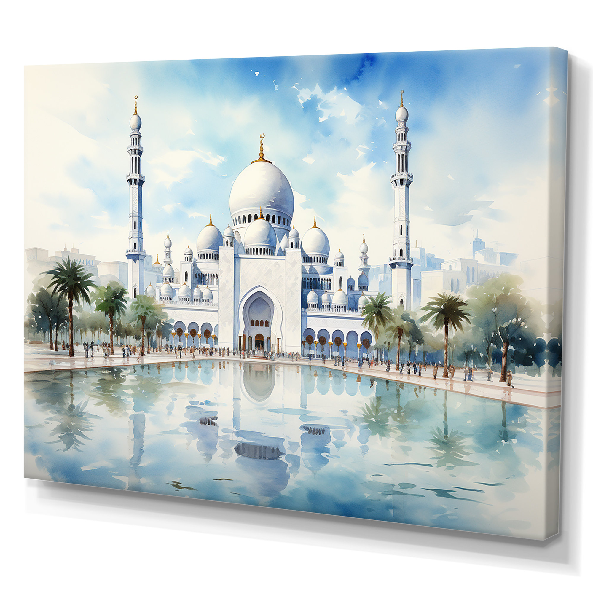 Bay Isle Home™ White Emirates Islam Sheikh Zayed Mosque III - Islam ...