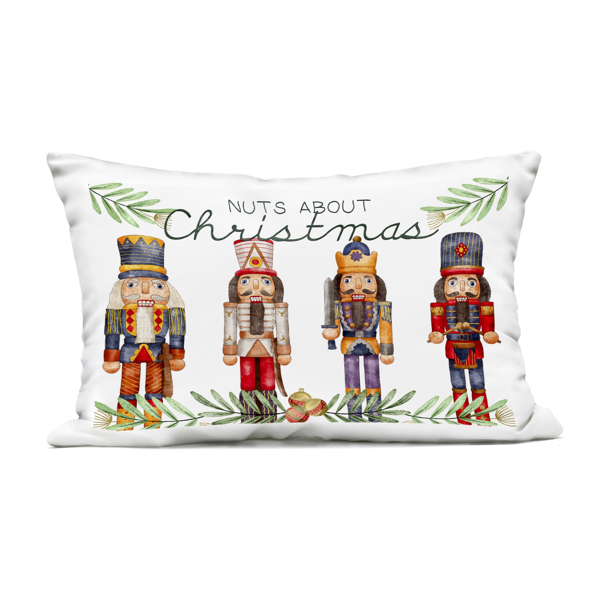 Stupell Industries Nuts About Christmas Nutcrackers Outdoor Printed ...