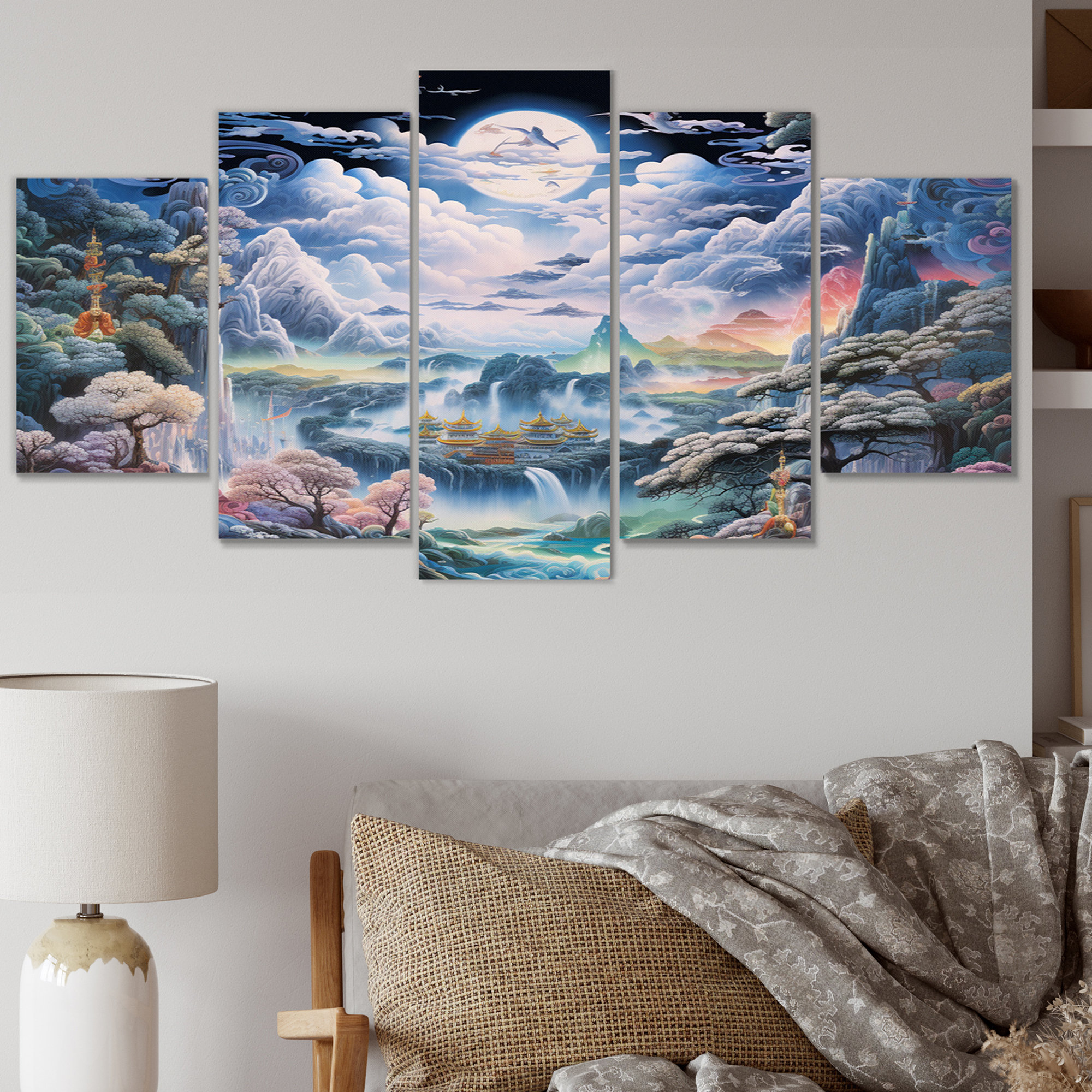 Winston Porter Asian Art Mystic Landscapes I - Asian Metal Wall Decor ...