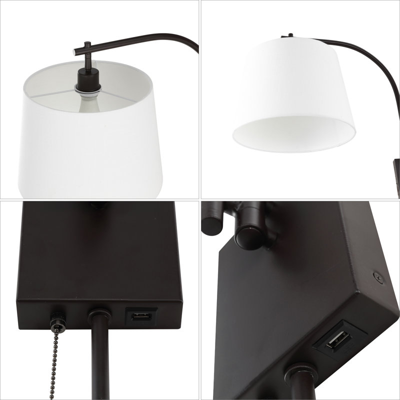 Latitude Run® Iron Swing Arm Sconce & Reviews | Wayfair