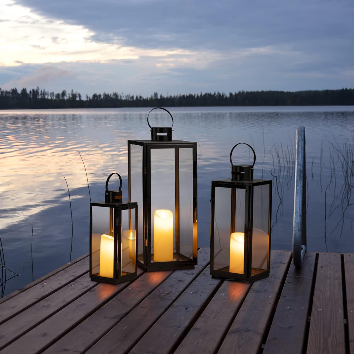 Longshore Tides 21'' H Lantern | Wayfair