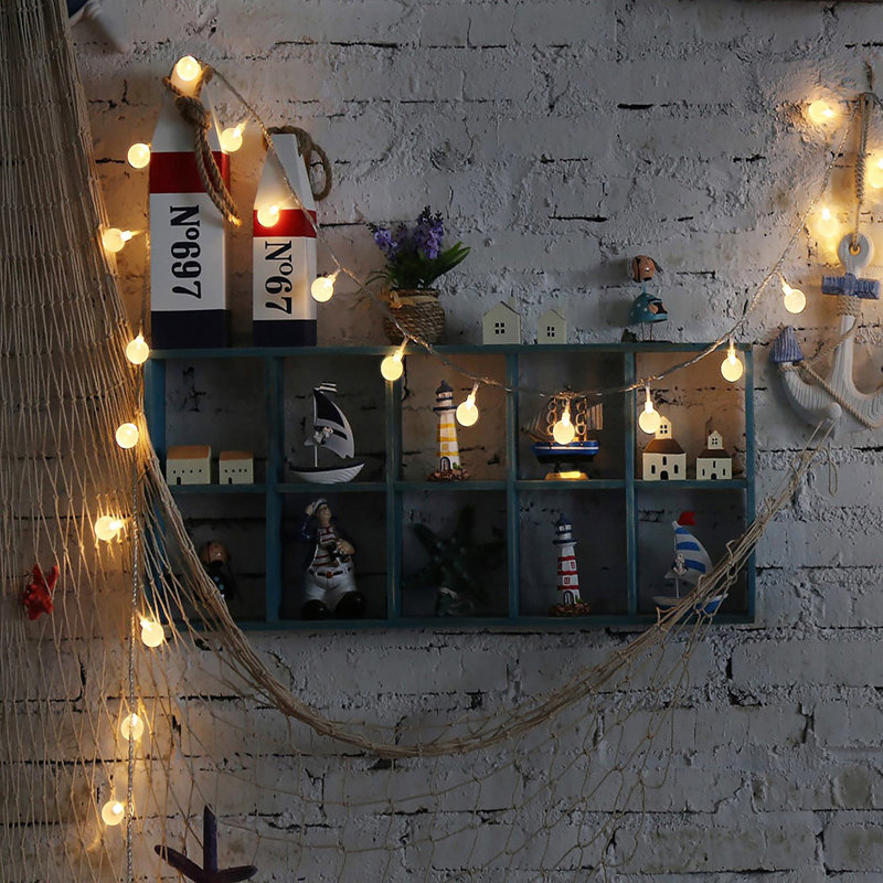 The Party Aisle™ 33'' Indoor LED 100 - Bulb Globe String Light, Fairy ...