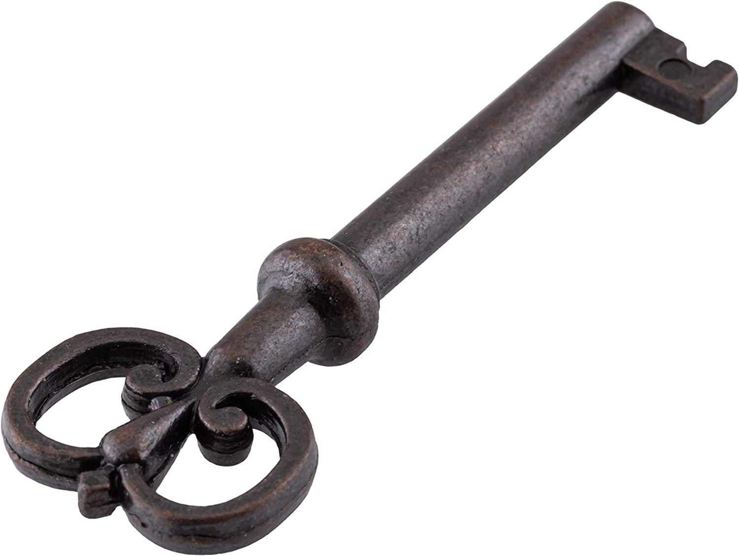 UNIQANTIQ HARDWARE SUPPLY Bronze Plated Hollow Barrel Skeleton Key ...