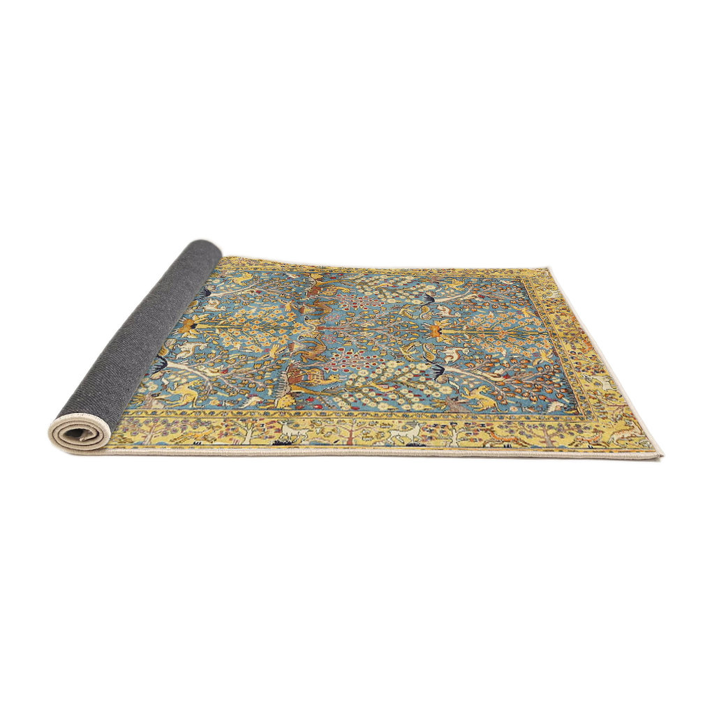 Bungalow Rose Oriental Yellow/Blue Area Rug & Reviews | Wayfair