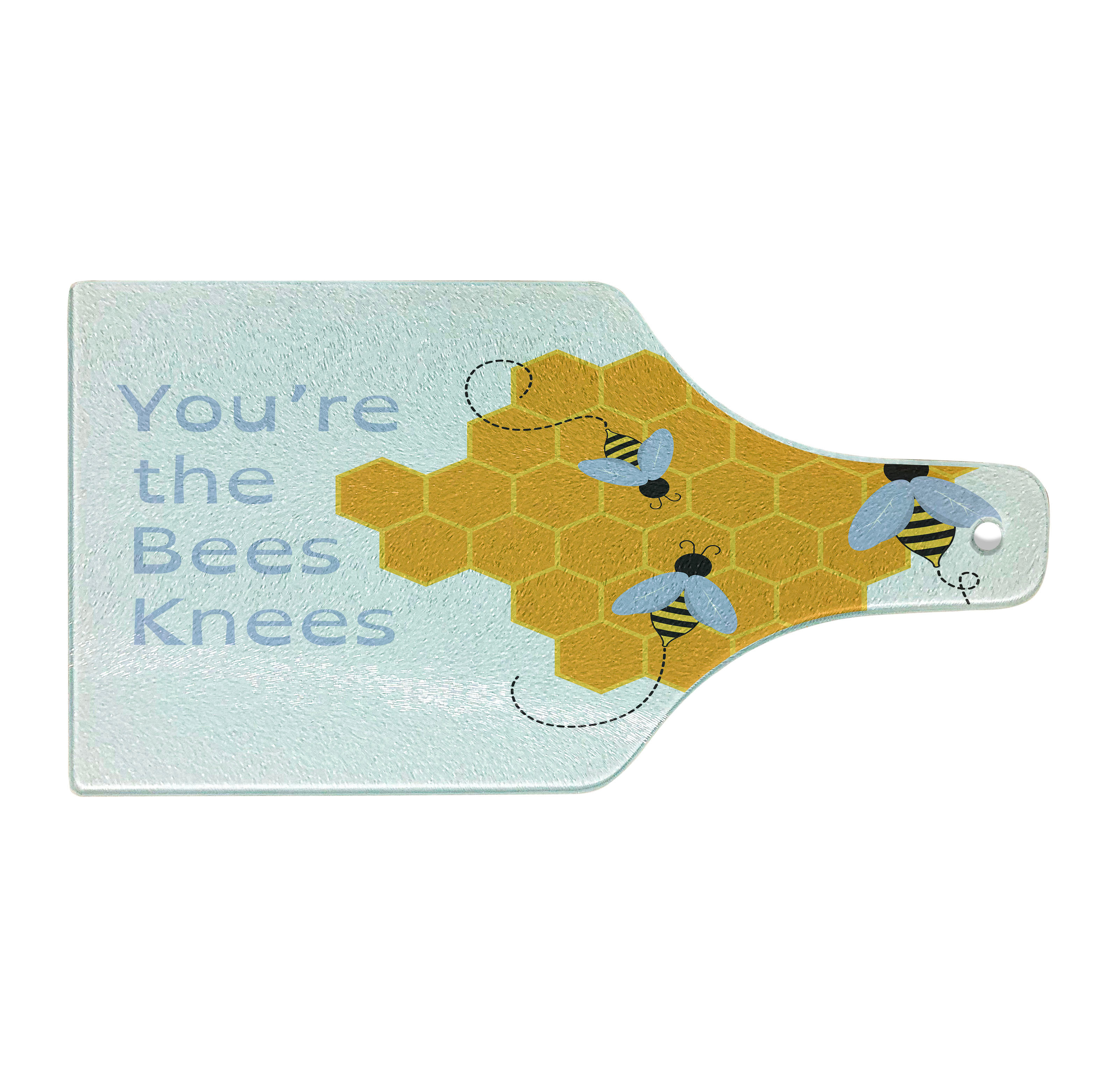 East Urban Home Glass Honey Bee Cutting Board | Wayfair