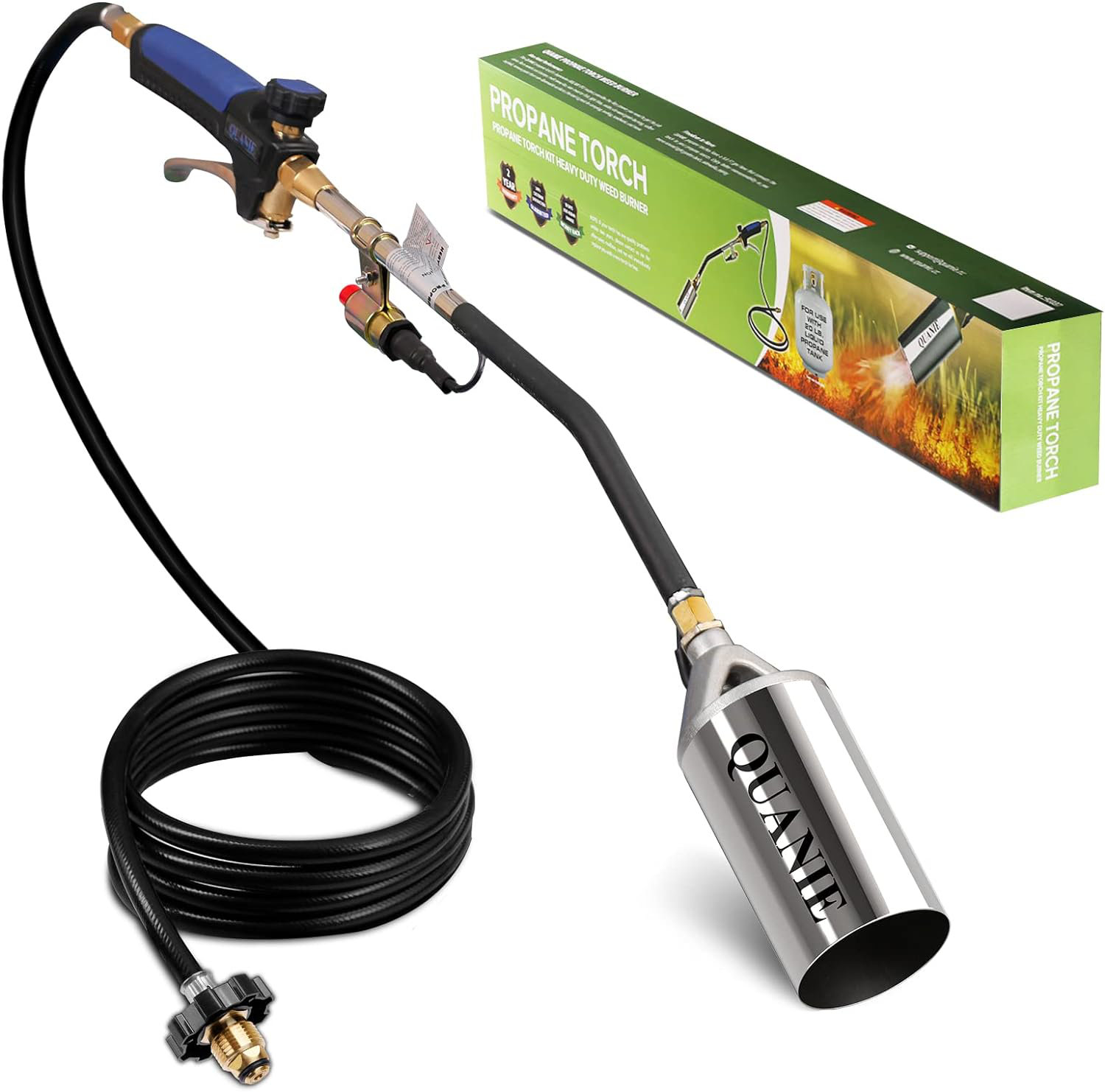 ATC CABINETS Propane Torch Burner Weed Torch High Output 1,800,000 BTU ...