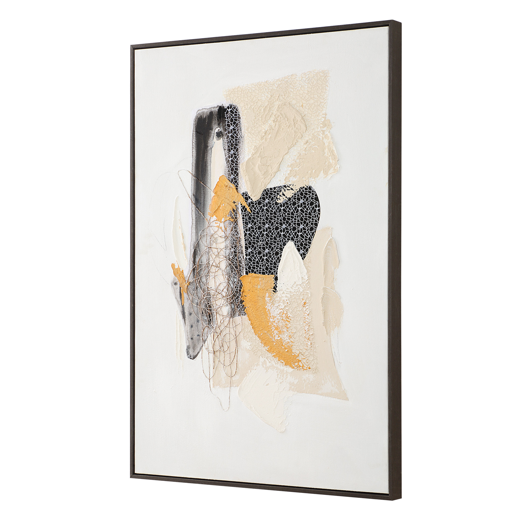 Hokku Designs Scatter Abstract Hand Painted Canvas Art | Wayfair
