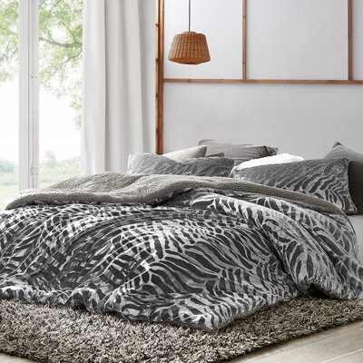 Coma Inducer Primal Zebra Coma Inducer Velvet Oversized Comforter Set ...