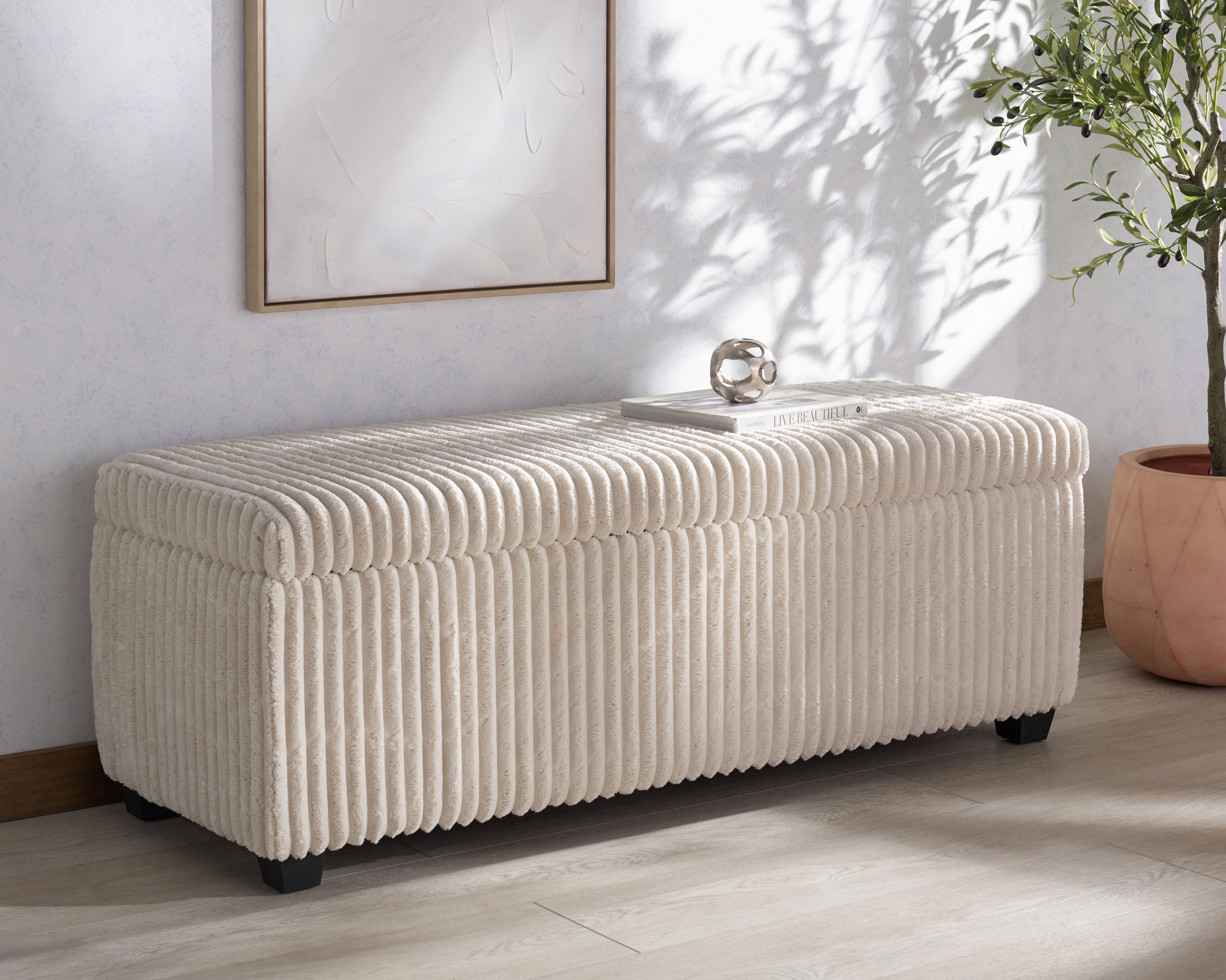Everly Quinn Lynzie Storage Bench - Wayfair Canada
