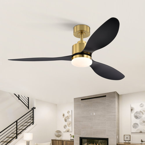 Gold Ceiling Fans You'll Love | Wayfair