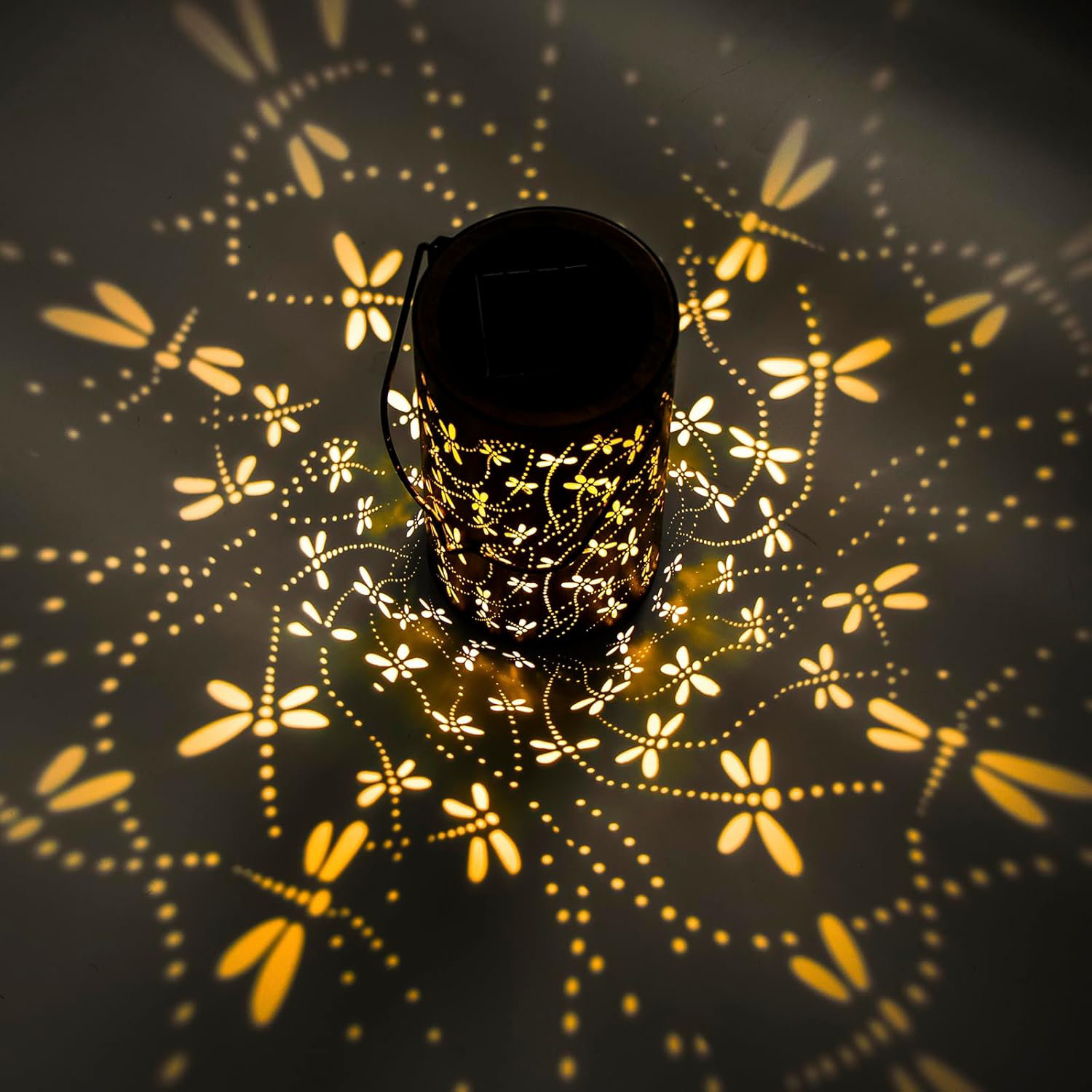 X－MAX FURNITURE Solar Lanterns Outdoor Hanging Lantern Lights ...