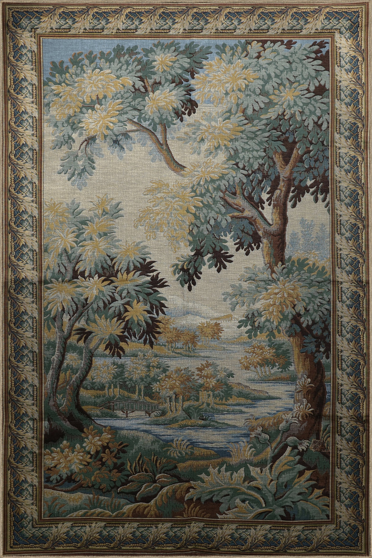 Red Barrel Studio® Multi-Colored Gobelin Design River and Tree ...