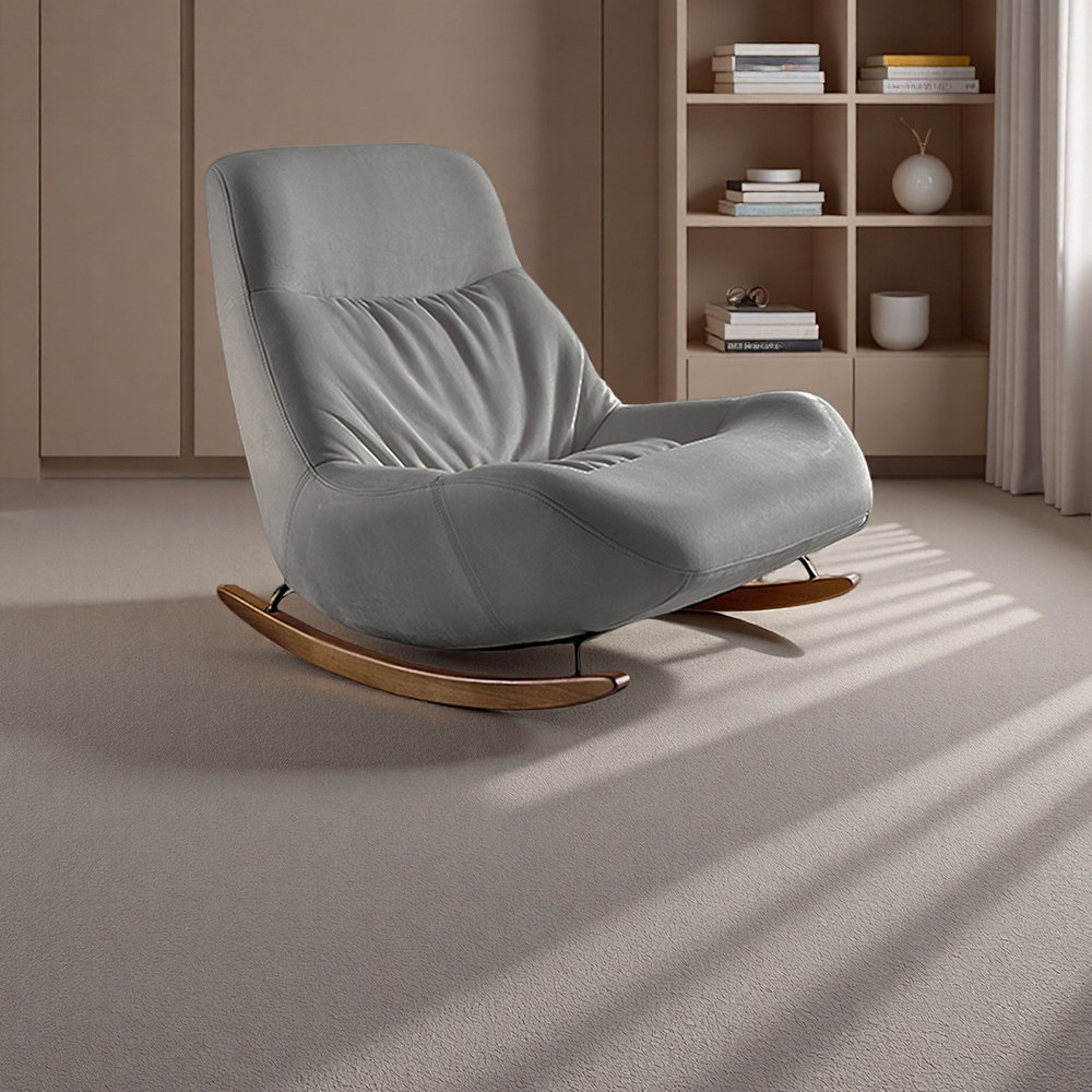 Corrigan Studio® Simple and stylish carbon steel rocking chair | Wayfair