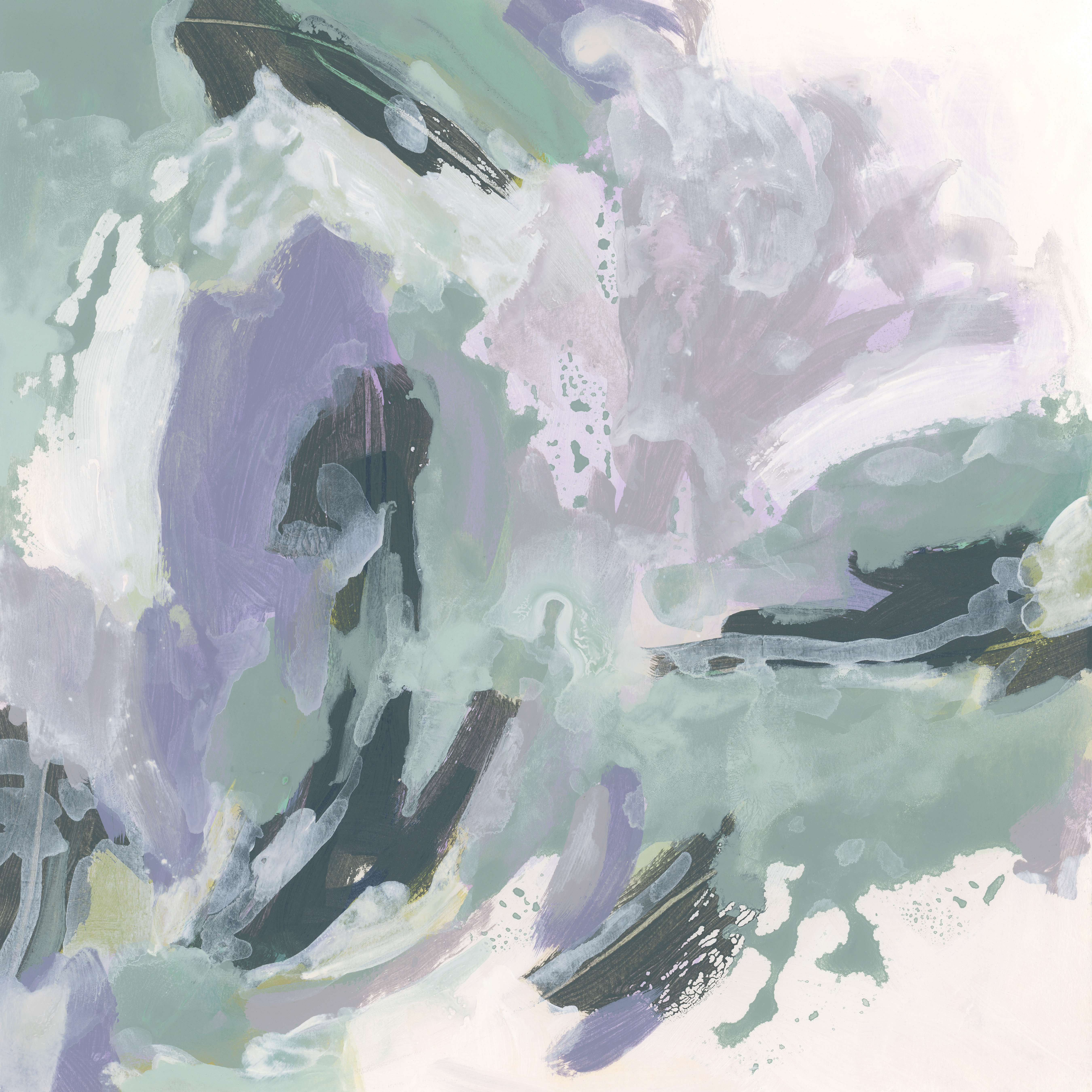 Wrought Studio Marbled Periwinkle IV - Wayfair Canada