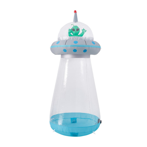 The Seasonal Aisle 6ft Halloween Giant UFO Inflatable with LED ...