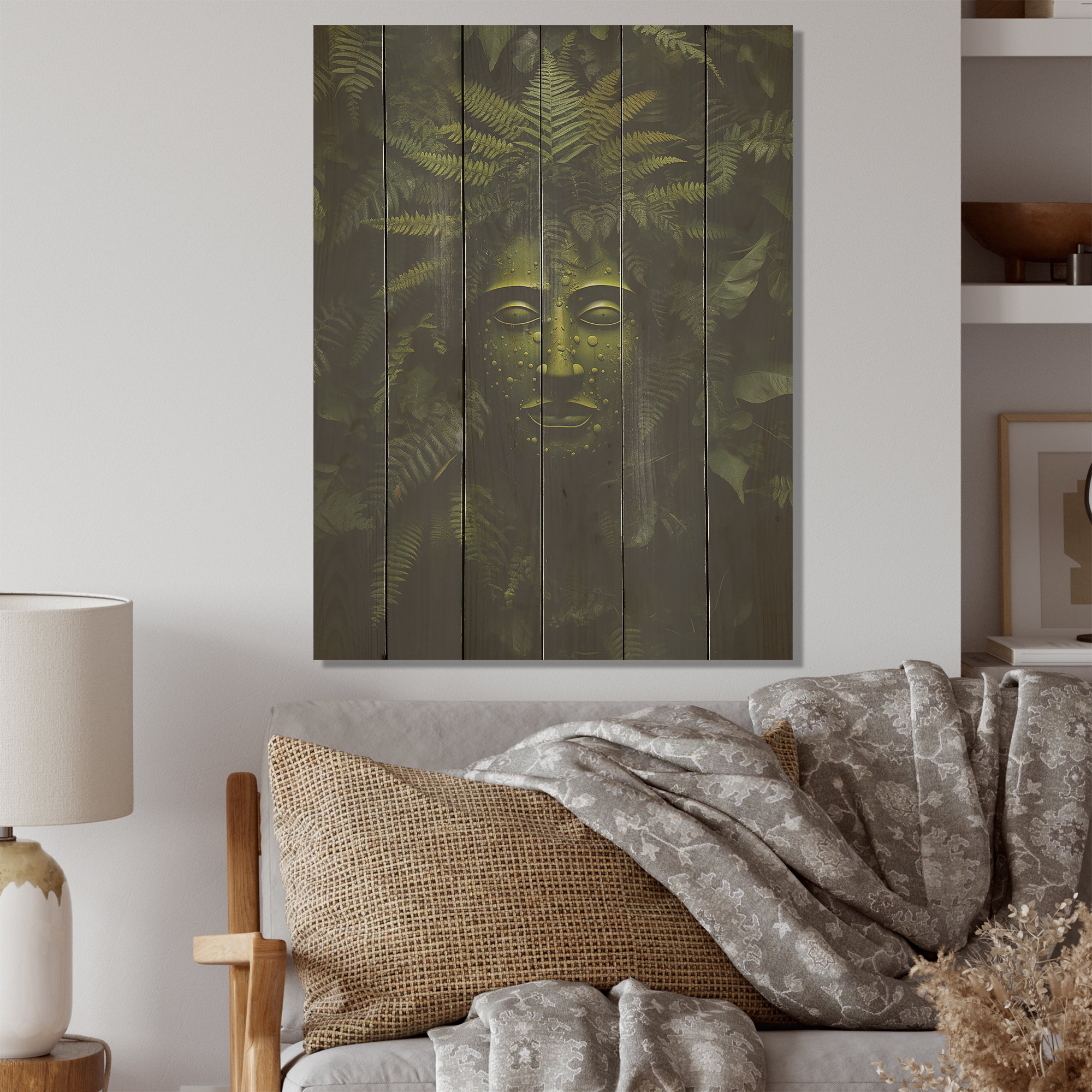 Lark Manor™ Modern Tribal Forest Mask - African Tribal Wood Wall Art On ...