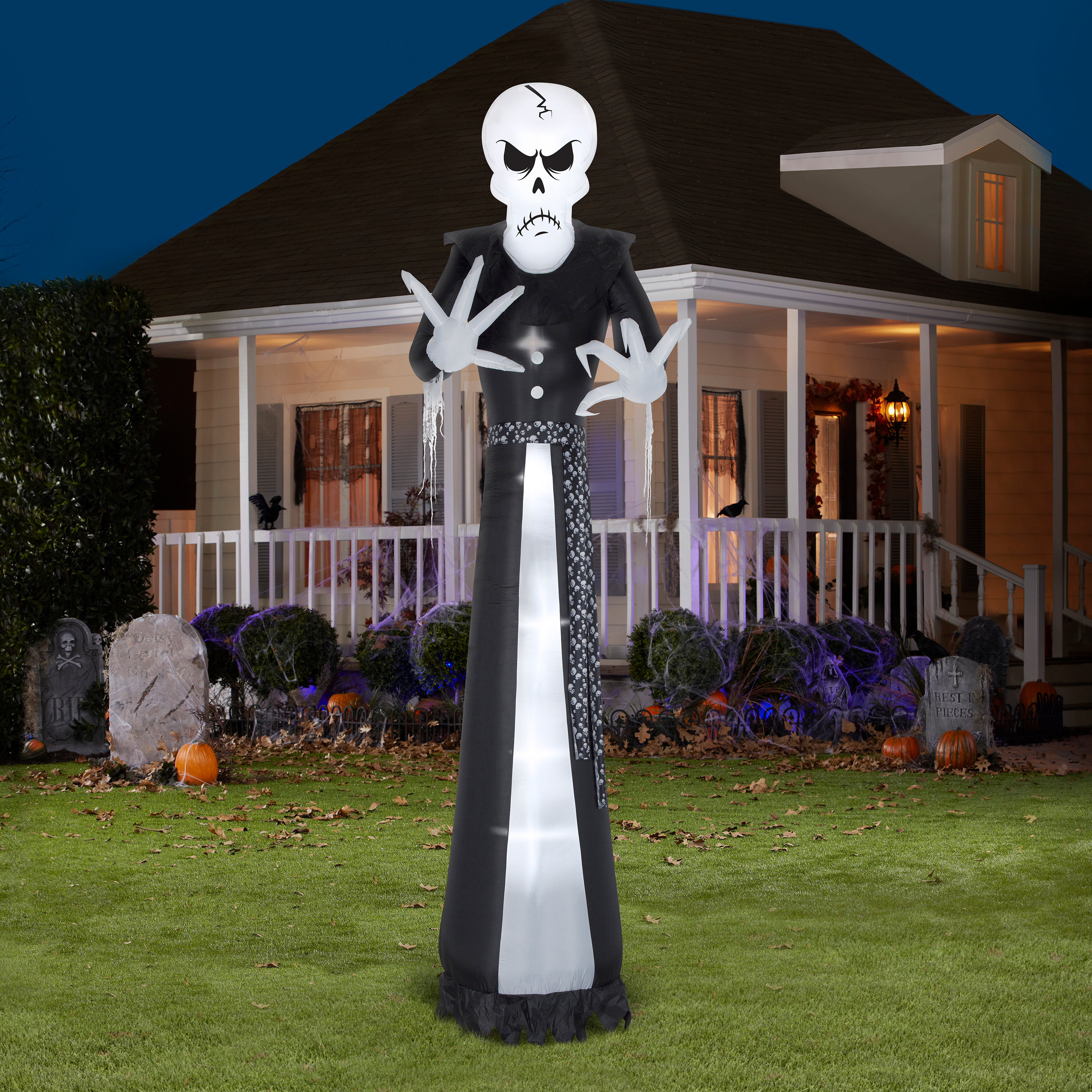 Gemmy Industries Dapper Skull Ghoul Inflatable | Wayfair