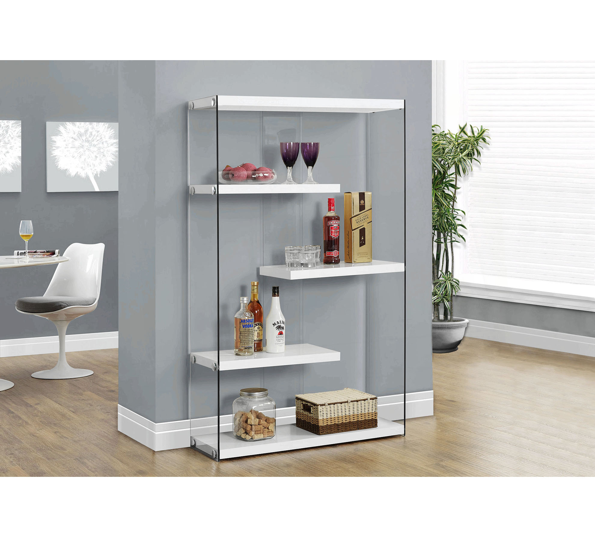 Ivy Bronx Bookcase, Bookshelf,Etagere, 5 Tier, 60"H, Office, Bedroom ...