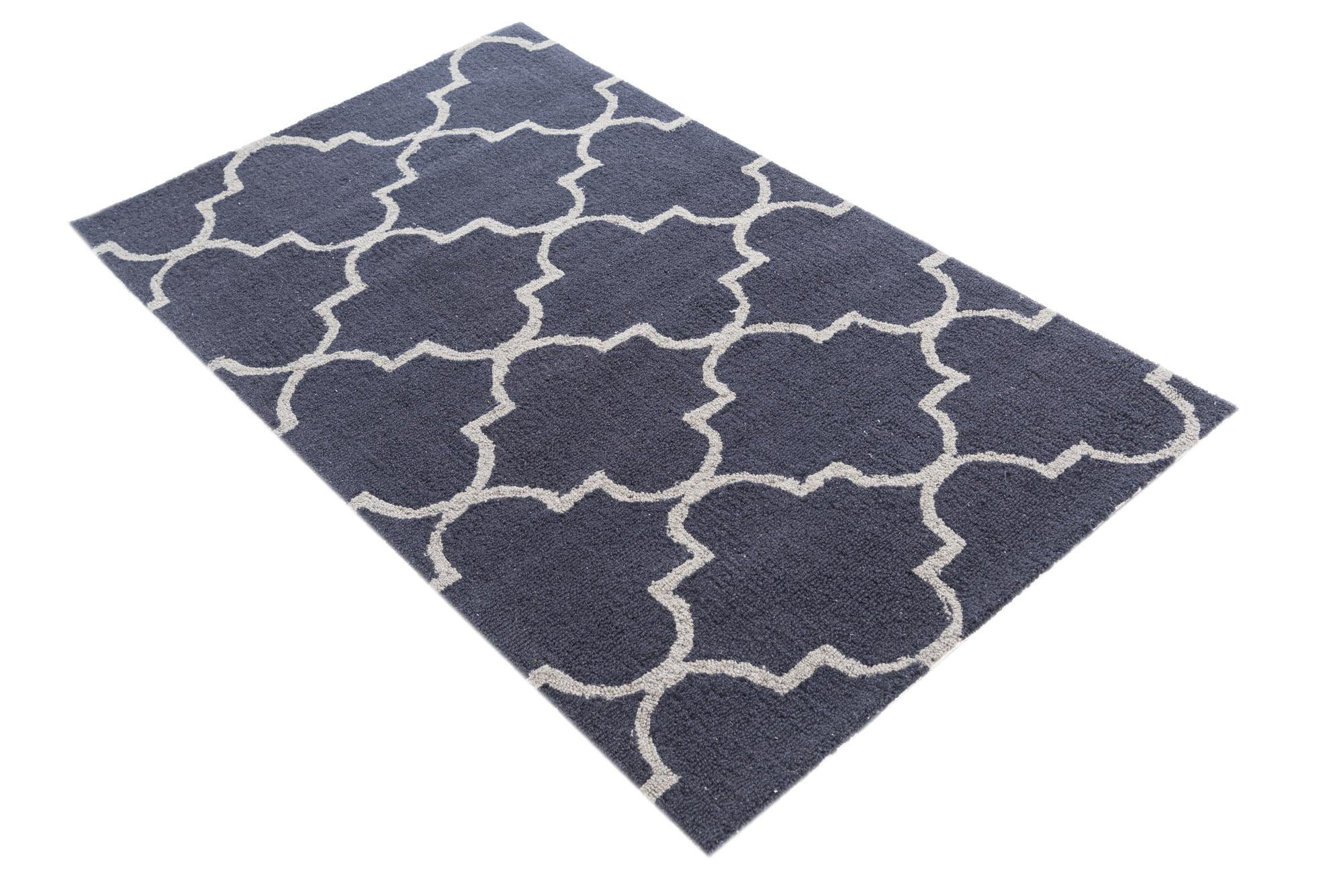 Isabelline Ohare Navy Blue Rug | Wayfair